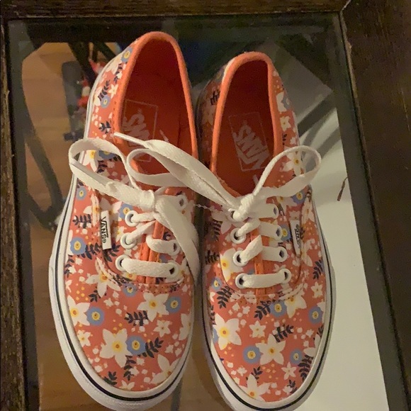 Vans | Shoes | Girls Floral Vans | Poshmark